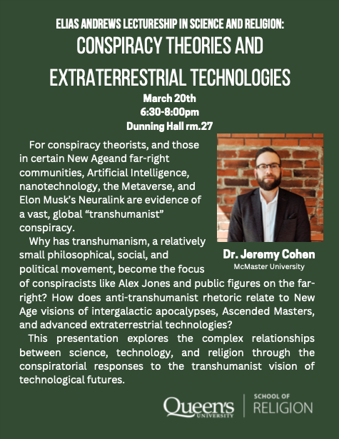 Conspiracy Theories And Extraterrestrial Technologies School Of Religion